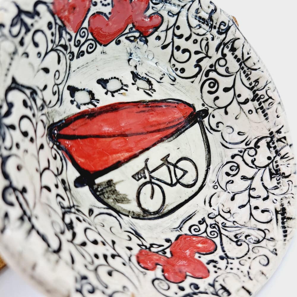 Bicycle Ceramic Bowl - Just Dandy